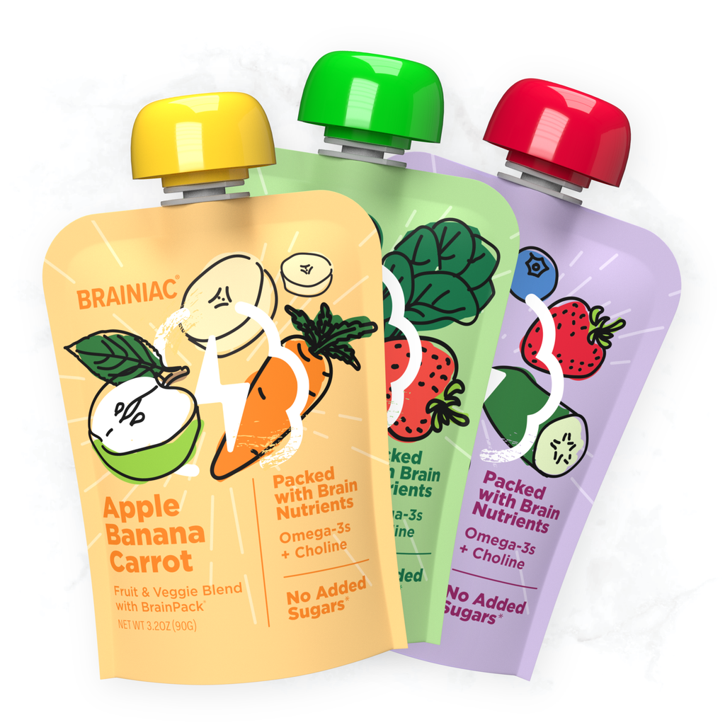 Fruit & Veggie Applesauce Variety Pack – Brainiac®