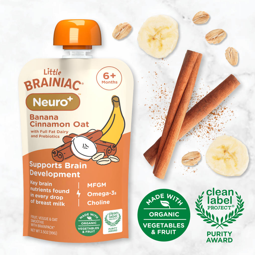 Neuro+ Banana Cinnamon Blend Oat with Prebiotics – Brainiac®