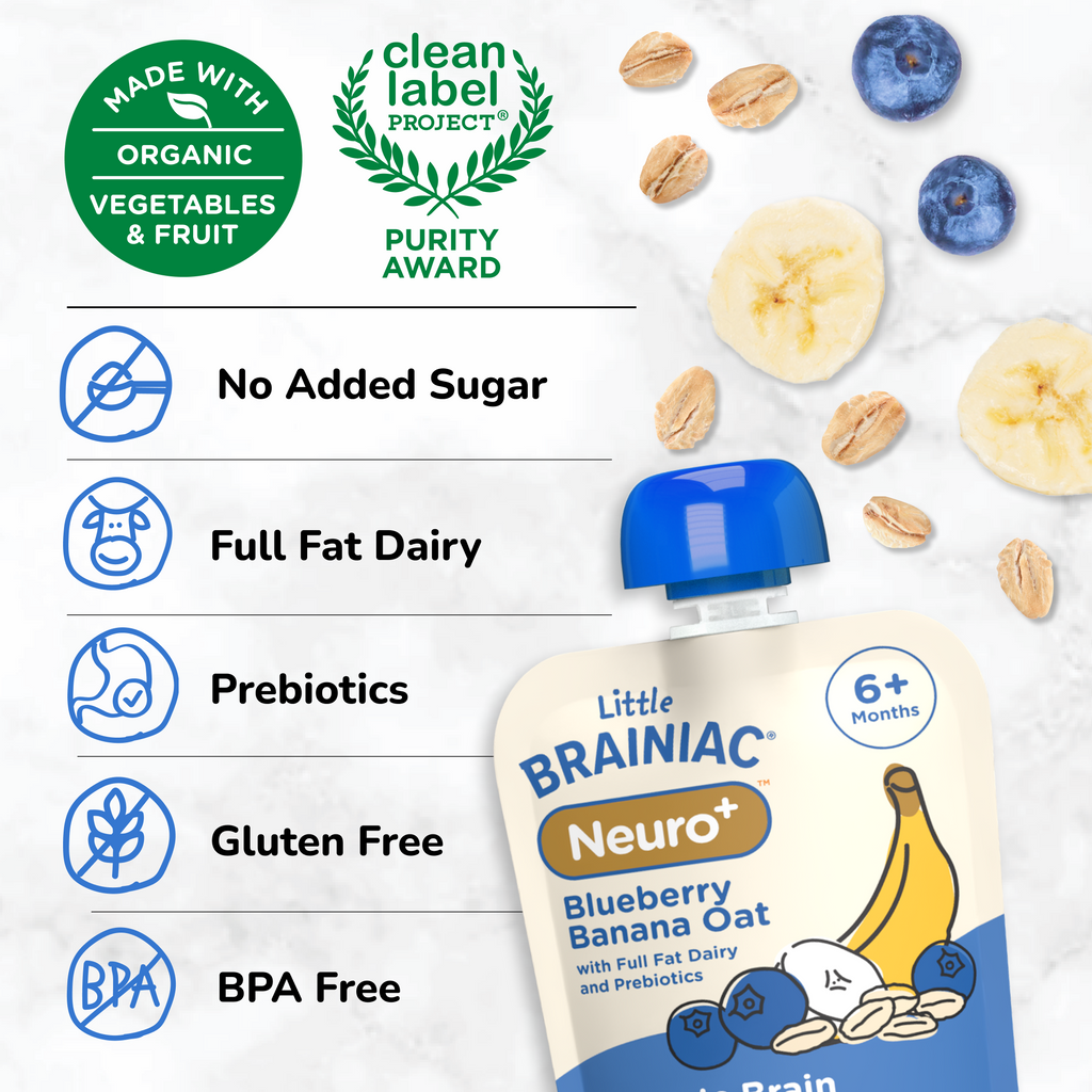 Neuro+ Blueberry Banana Oat with Prebiotics – Brainiac®