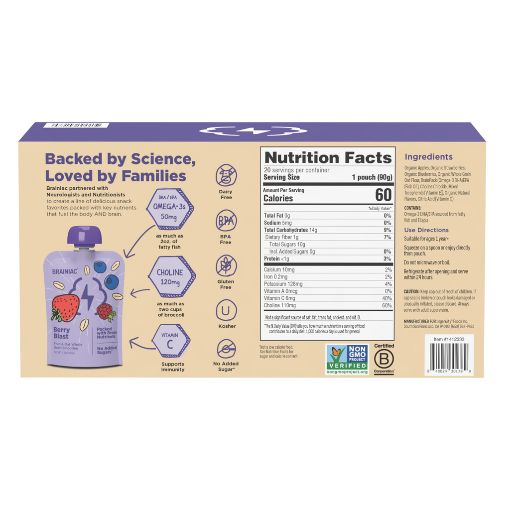 Fruit and Oat Smoothie – Brainiac®