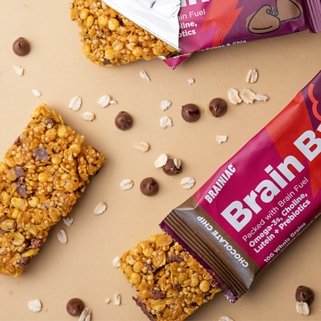 Chocolate Chip Whole Grain Bars – Brainiac®